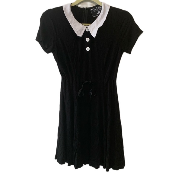 Killstar | Dresses | Killstar White Collar Goth Mini Dress | Poshmark